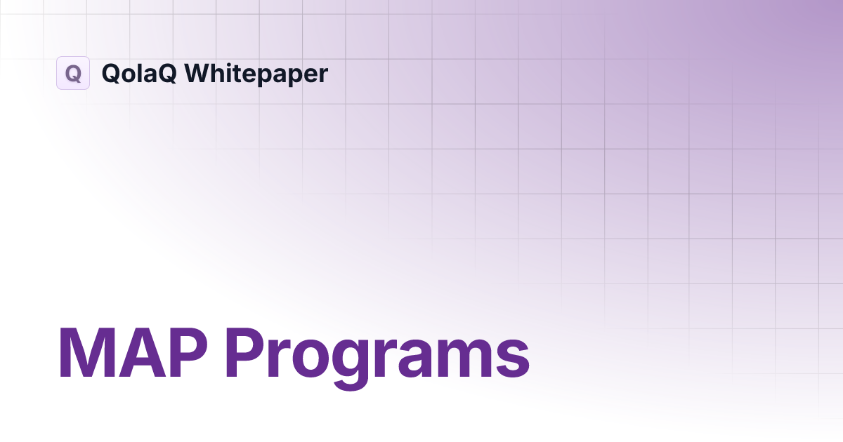 MAP Programs | QolaQ Whitepaper